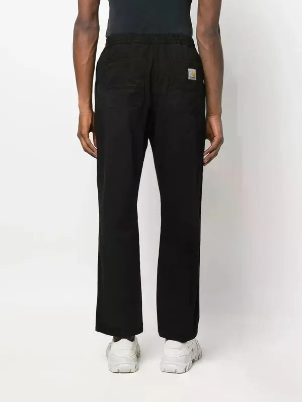 Carhartt Work In Progress Flint Straight-leg Trousers - Black