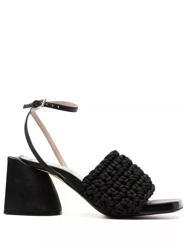 N°21 Braided High-heel Sandals