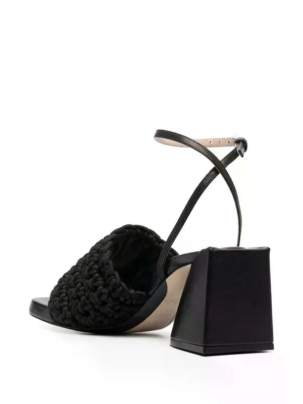 N°21 Braided High-heel Sandals