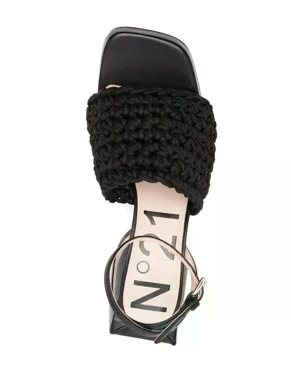 N°21 Braided High-heel Sandals