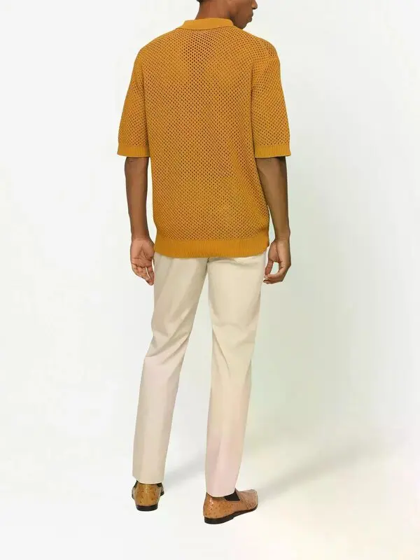 Dolce & Gabbana Tailored Trousers With Logo Plaque