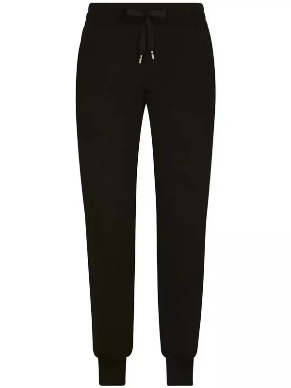 Dolce & Gabbana Logo-embroidered Track Pants - Black