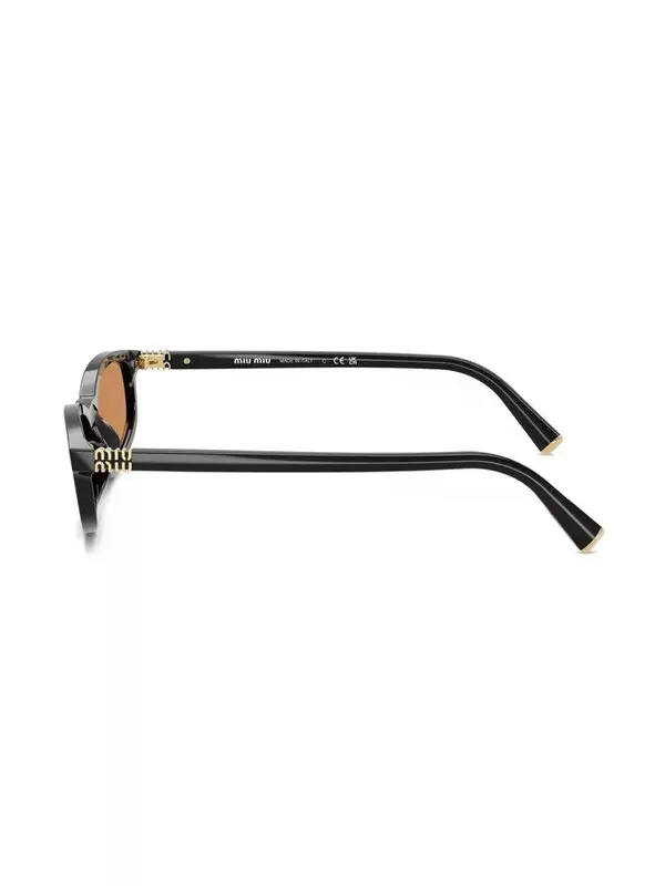 Miu Miu Oval-frame Sunglasses - Black