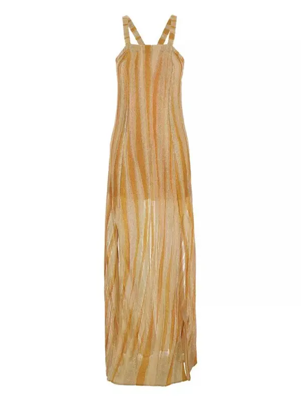 FORTE_FORTE Striped Maxi Dress