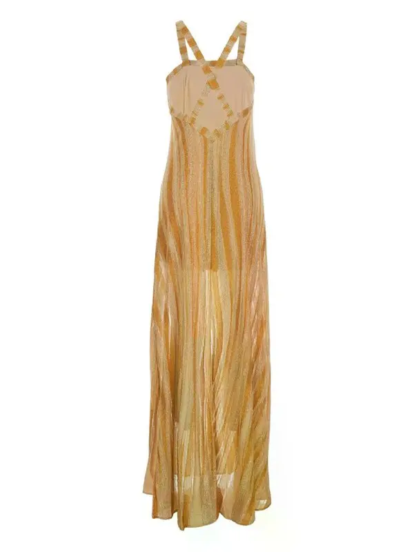 FORTE_FORTE Striped Maxi Dress