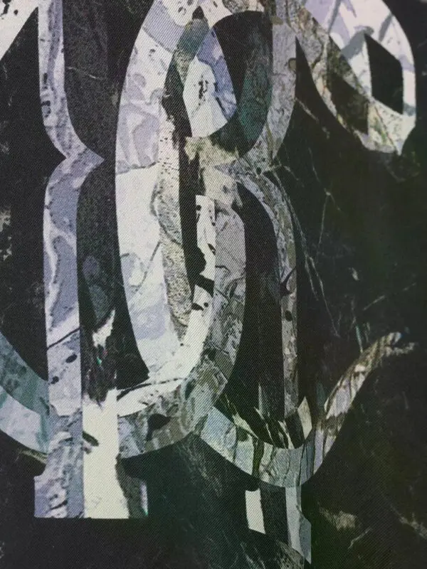 Roberto Cavalli Marble-print Silk Blouse