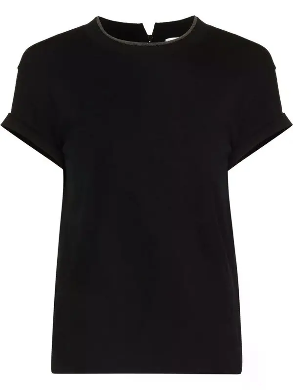 Brunello Cucinelli Round-neck Short-sleeve T-shirt