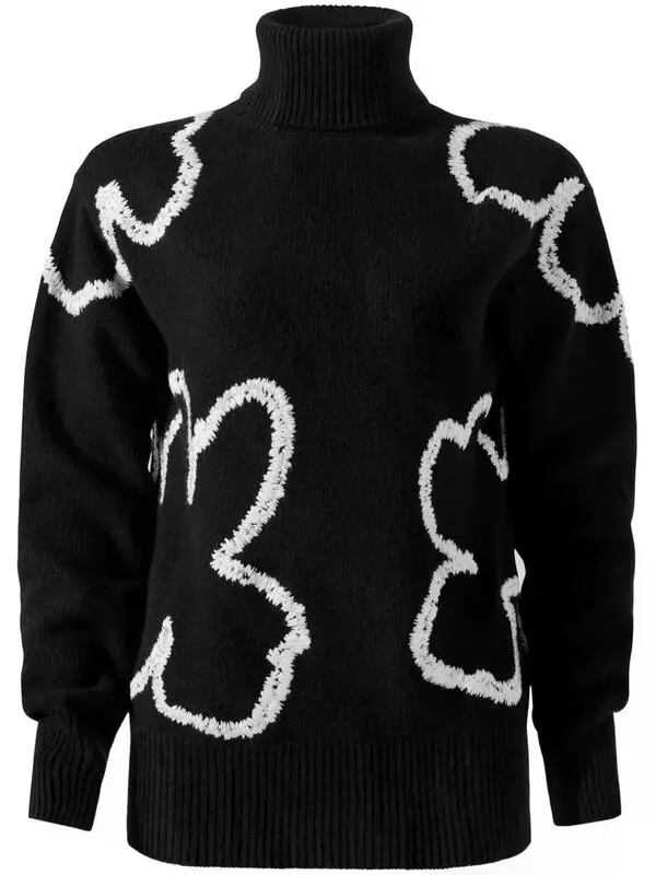 Carolina Herrera Floral-embroidered Jumper