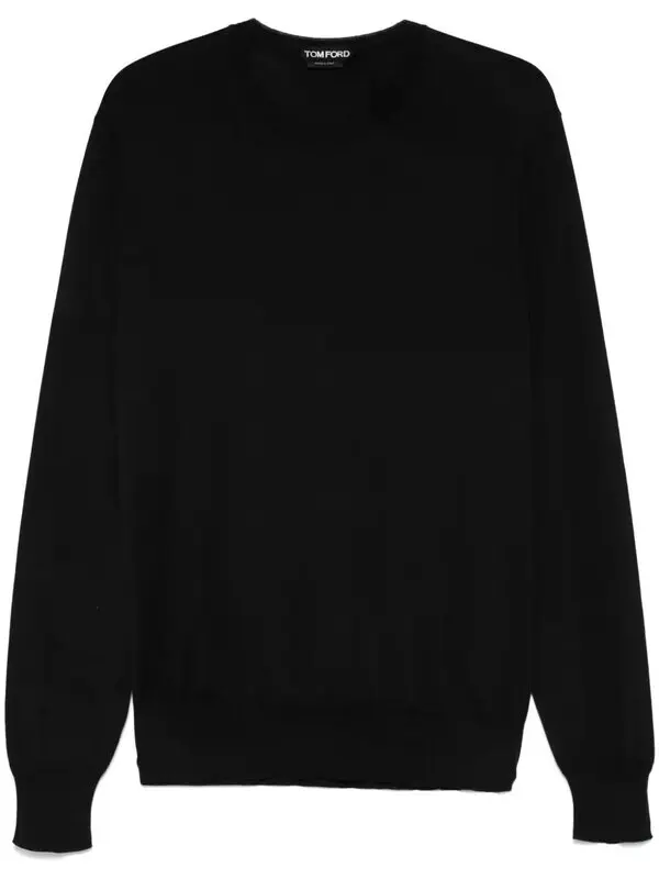 TOM FORD Cotton Sweater - Black