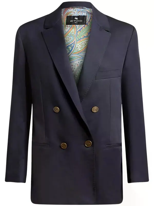 Etro Double-breasted Blazer