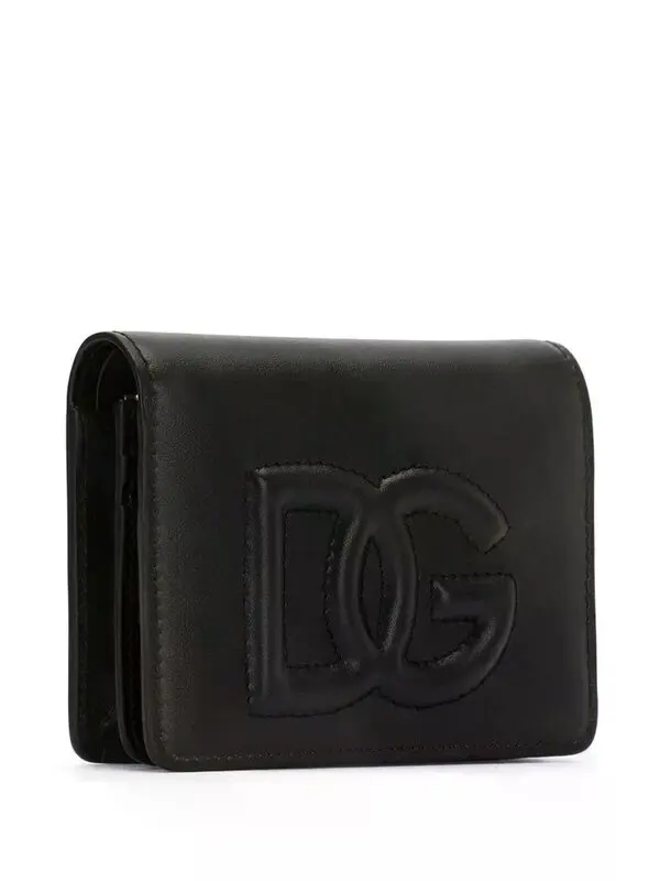 Dolce & Gabbana Dg-logo Embossed Leather Wallet