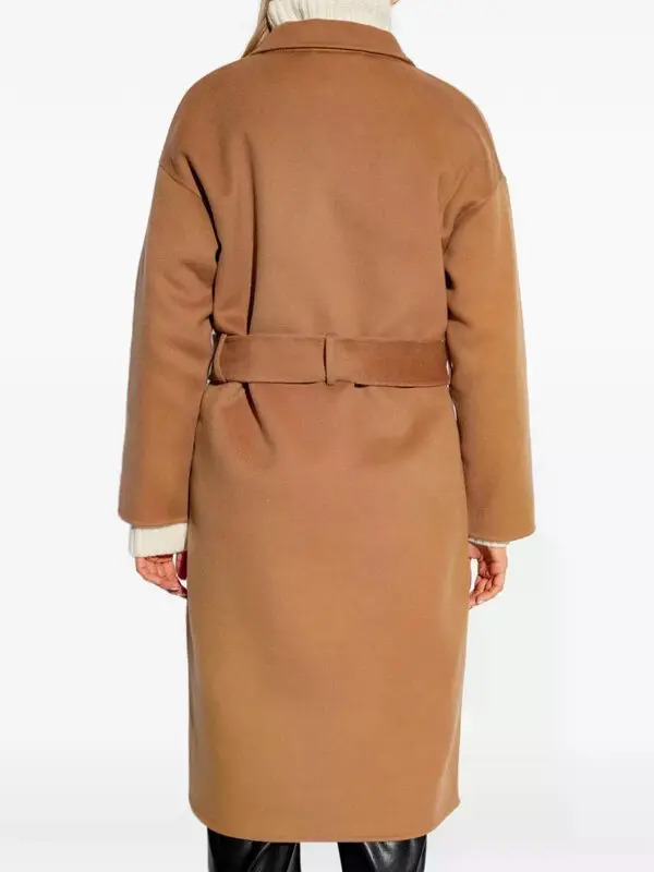 ANINE BING Dylan Belted Double-breasted Coat