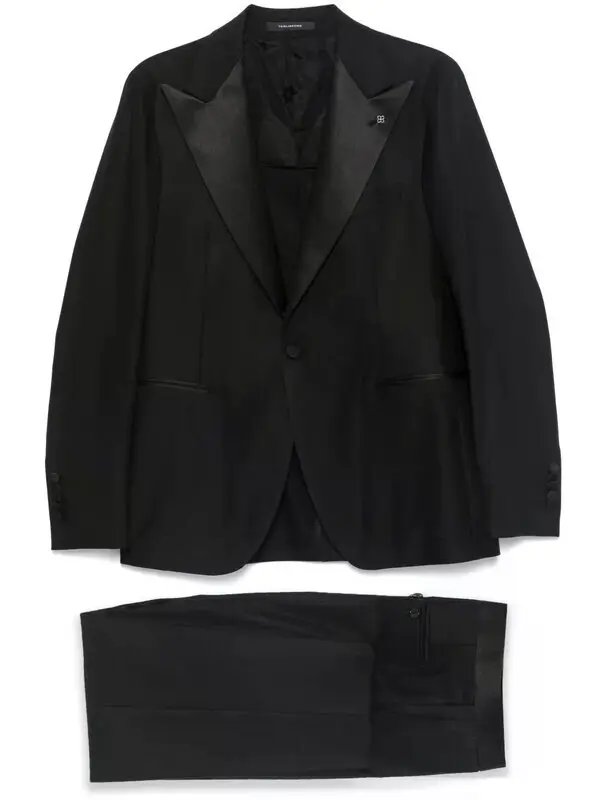 Tagliatore Single-breasted Dinner Suit - Black