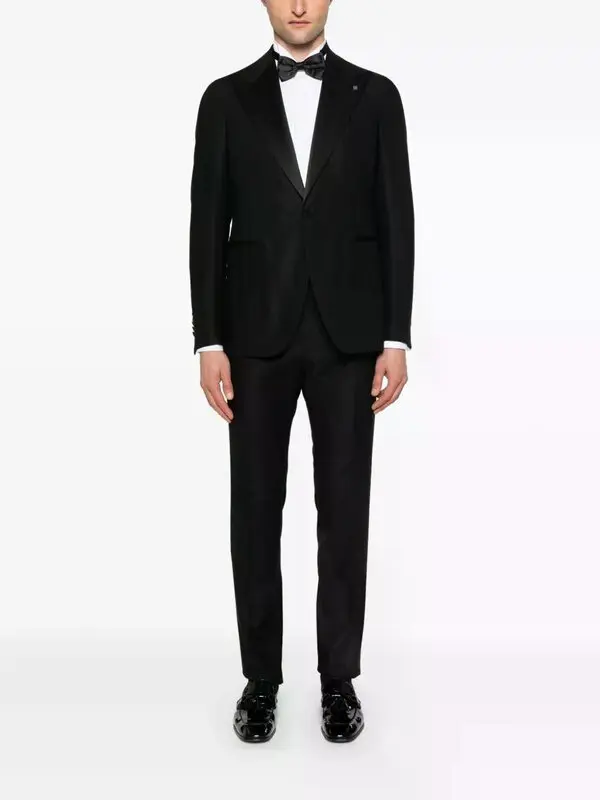 Tagliatore Single-breasted Dinner Suit - Black