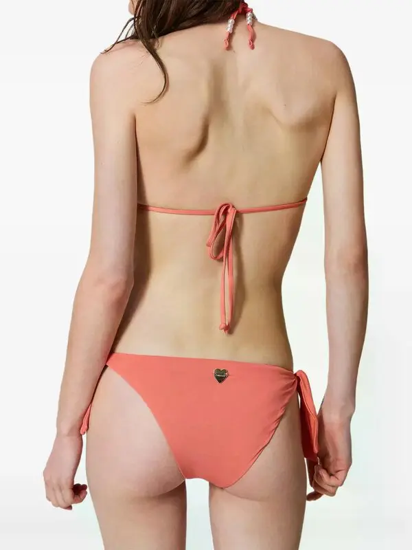 TWINSET Tie-side Bikini Bottom - Orange