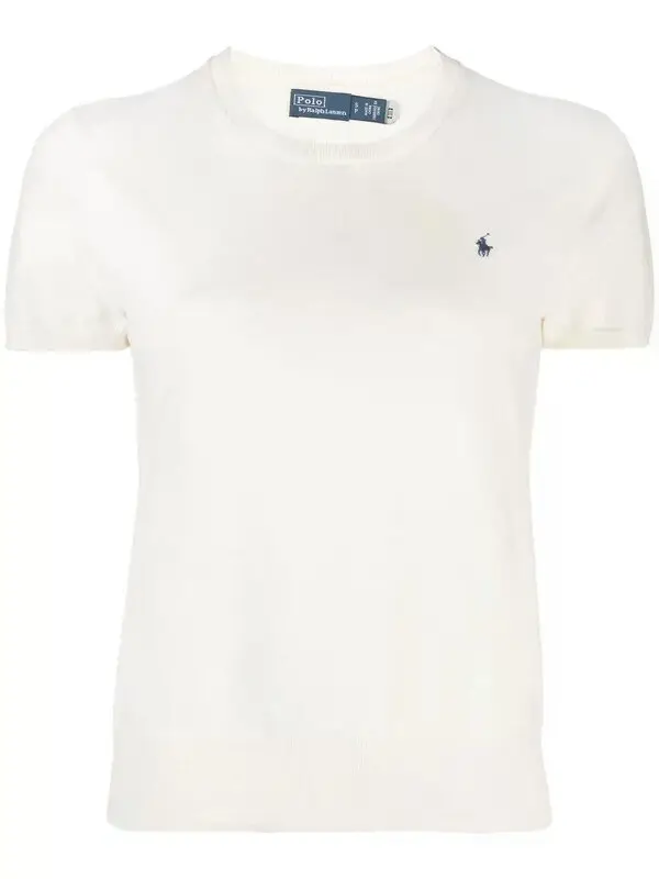 Polo Ralph Lauren Polo Pony Short-sleeve Jumper - Neutrals