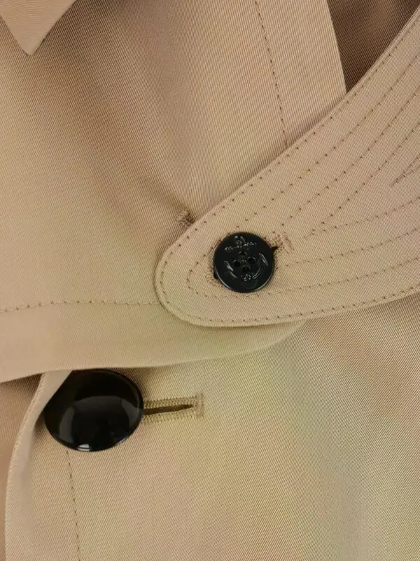 Sacai Double-breasted Twill Trench Coat