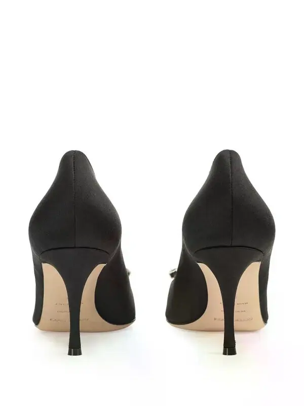 SERGIO ROSSI 90mm Embellished Stiletto Pumps - Black