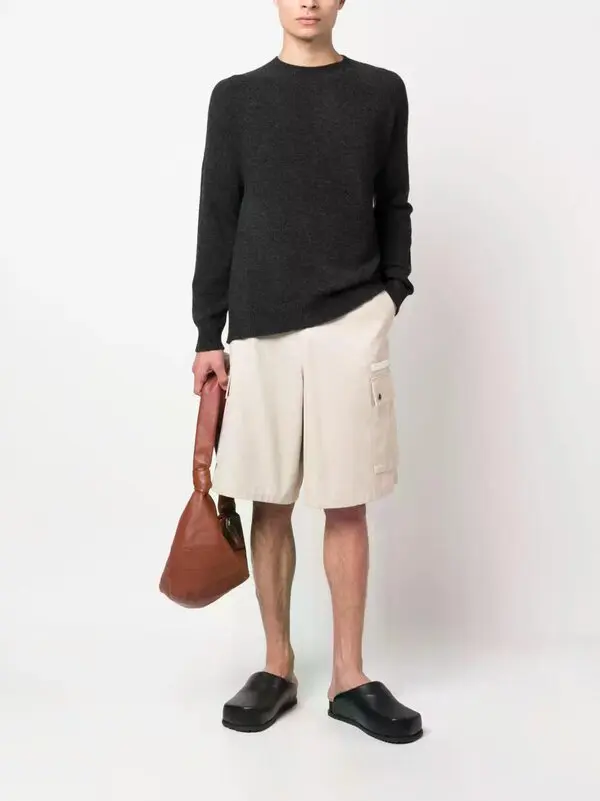 JIL SANDER Fine-knit Wool-cashmere-blend Jumper