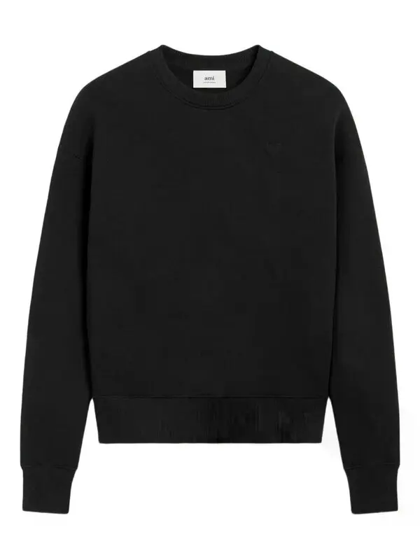 AMI Paris De Coeur Sweatshirt - Black