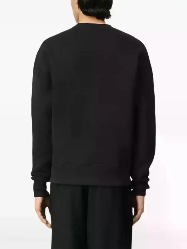 AMI Paris De Coeur Sweatshirt - Black