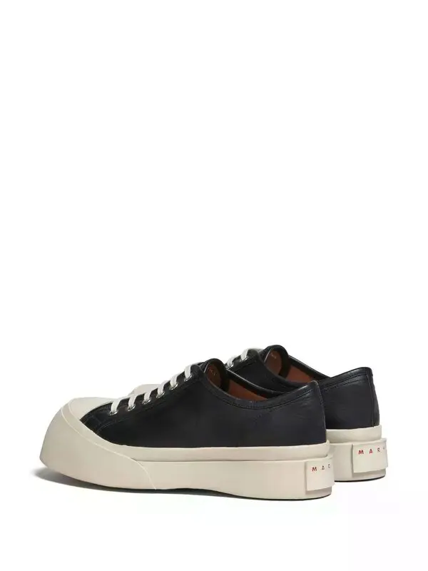 Marni Pablo Lace-up Nappa Leather Sneakers - Black
