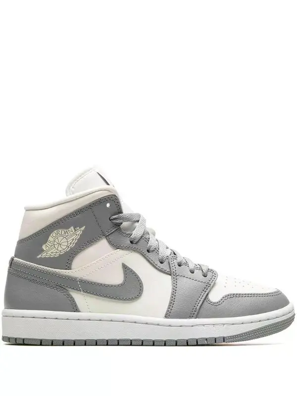 JORDAN Air 1 Mid Stealth Sneakers - Grey