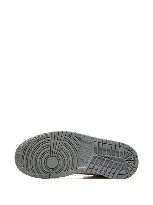 JORDAN Air 1 Mid Stealth Sneakers - Grey