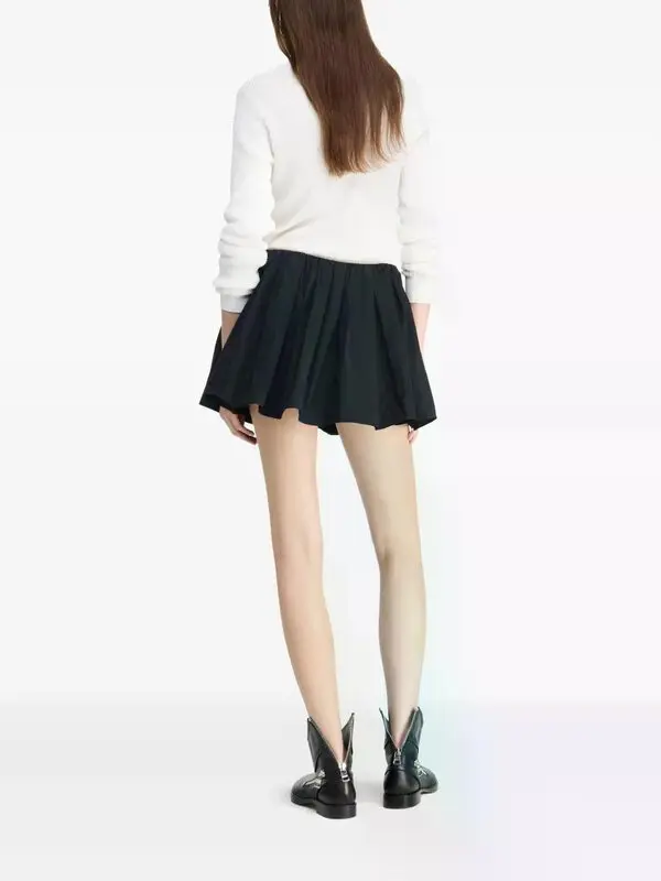 JW Anderson Gathered Circle Skort - Black