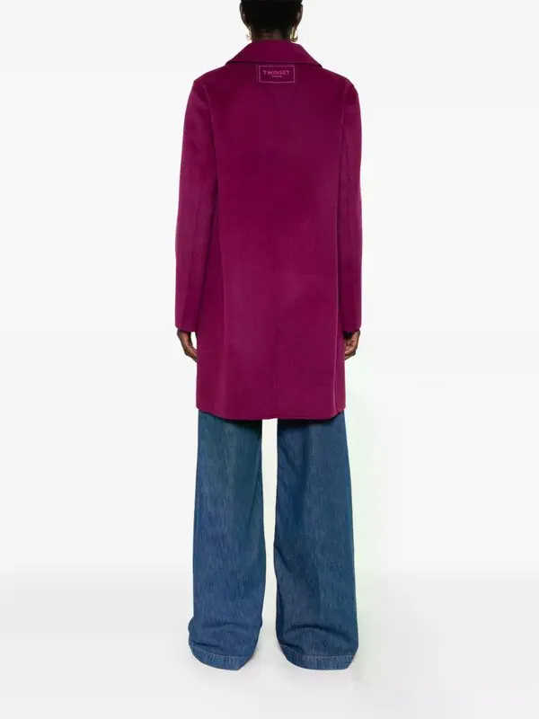 TWINSET Logo-patch Coat