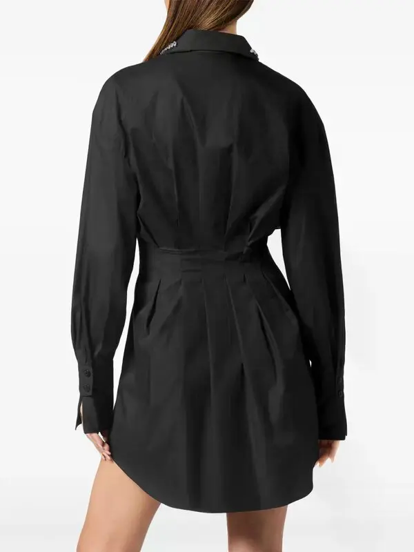 Philipp Plein Crystal-embellished Mini Dress