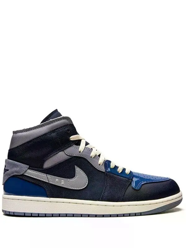 JORDAN Air 1 Mid Se Craft Obsidian Sneakers - Blue