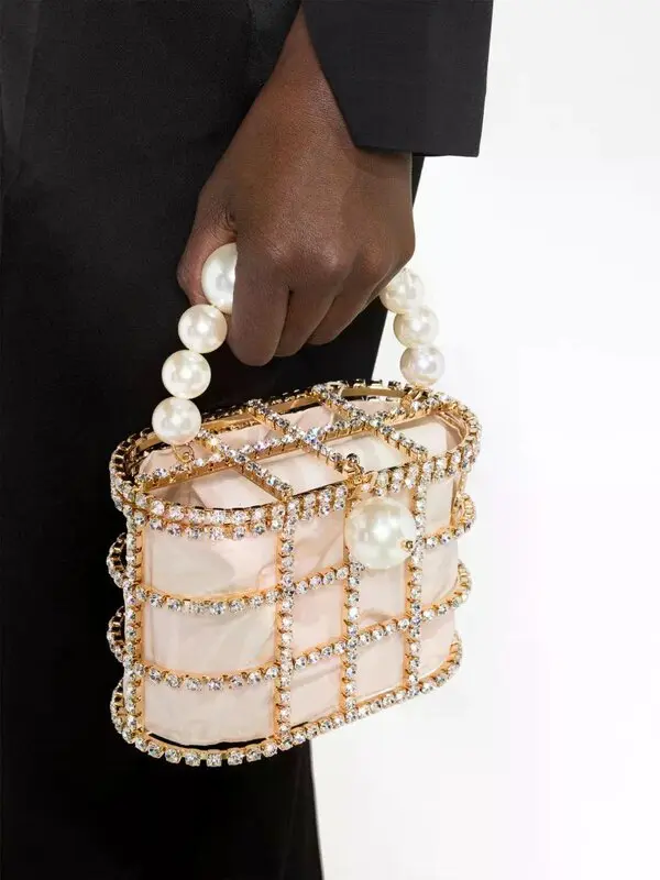 Rosantica Holli Faux Pearl-embellished Mini Bag
