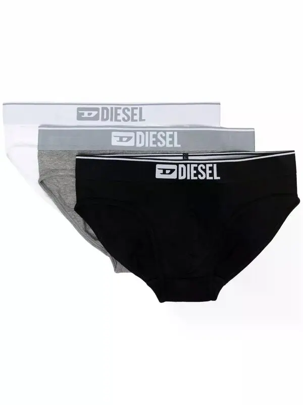 DIESEL® Three-pack Briefs Set - Grey