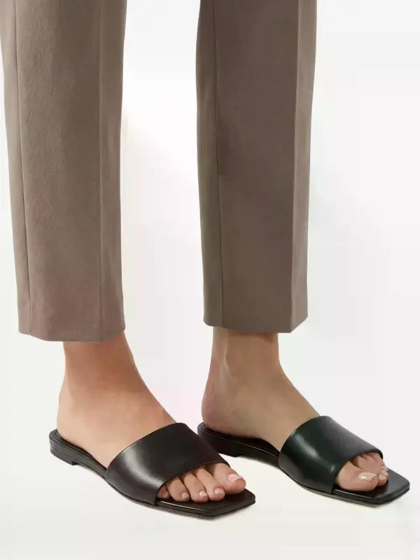AeydĒ Anna Leather Sandals - Black
