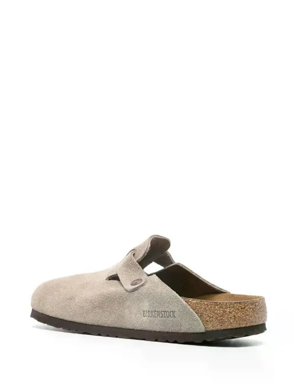 BIRKENSTOCK Suede Boston Mules