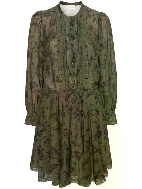 Zadig&Voltaire Ranil Floral-print Mini Dress