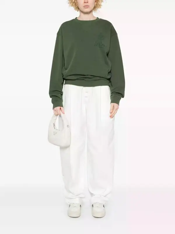 FRAME Embroidered-logo Sweatshirt