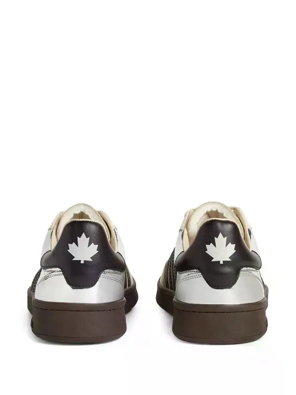 Dsquared2 Leather Sneakers - Neutrals