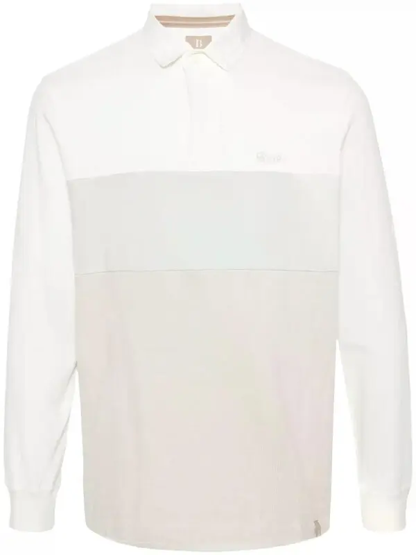 Boggi Milano Embroidered-logo Cotton Polo Shirt