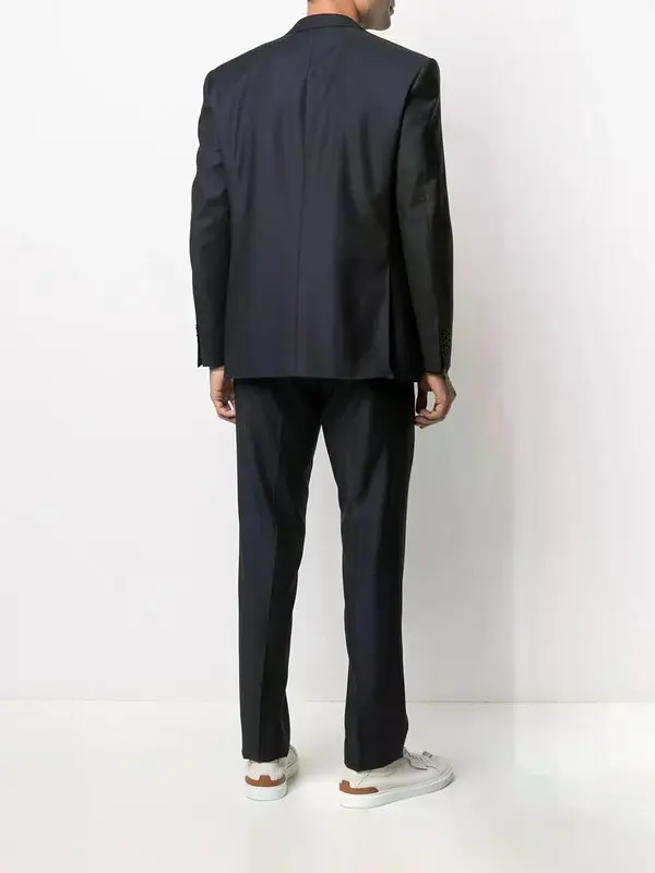 Canali Single-breasted Wool Suit - Blue