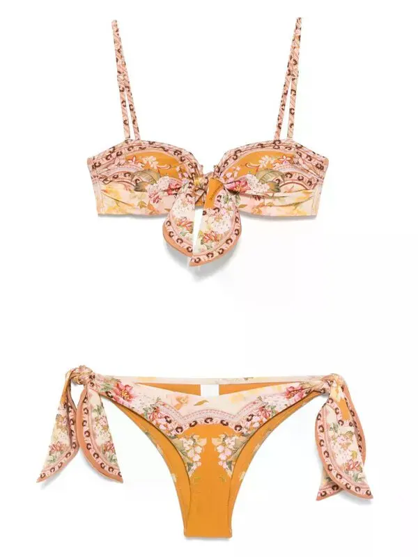 Zimmermann Wylie Bikini - Orange