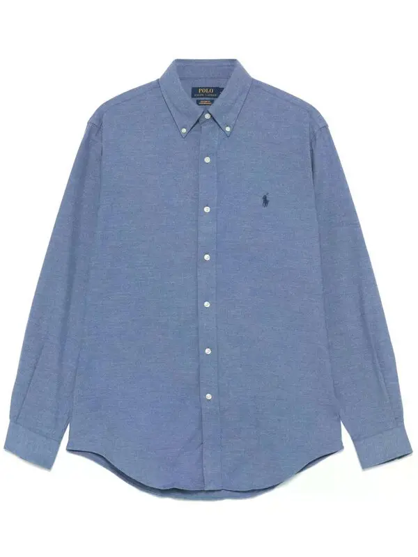 Polo Ralph Lauren Mélange-effect Shirt - Blue