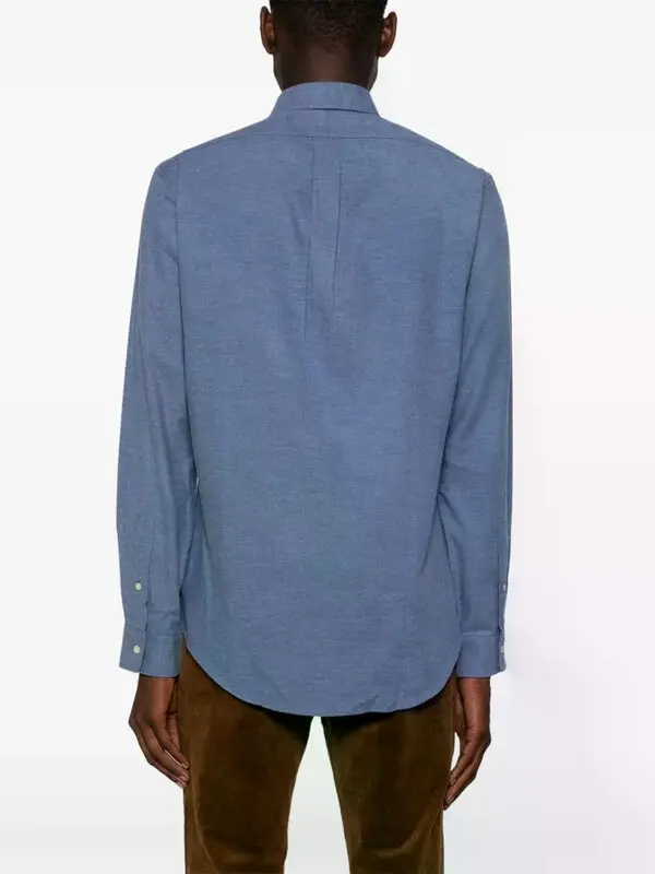 Polo Ralph Lauren Mélange-effect Shirt - Blue