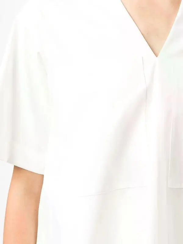Goen.j Short Sleeve Blouse - White