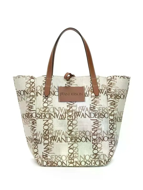 JW Anderson Logo-grid Tote Bag