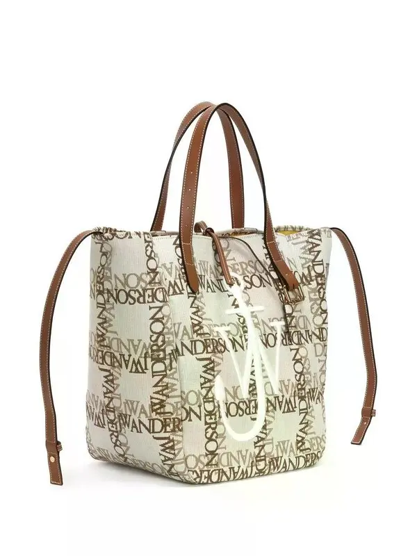 JW Anderson Logo-grid Tote Bag