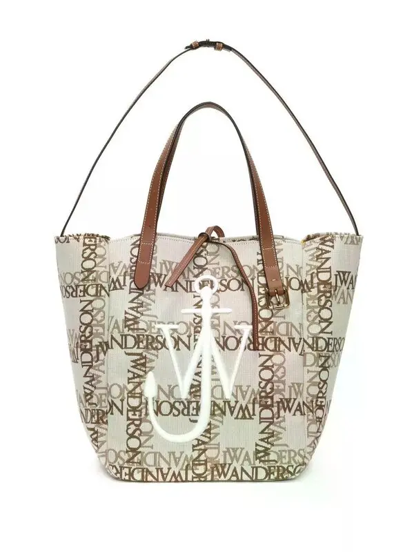 JW Anderson Logo-grid Tote Bag