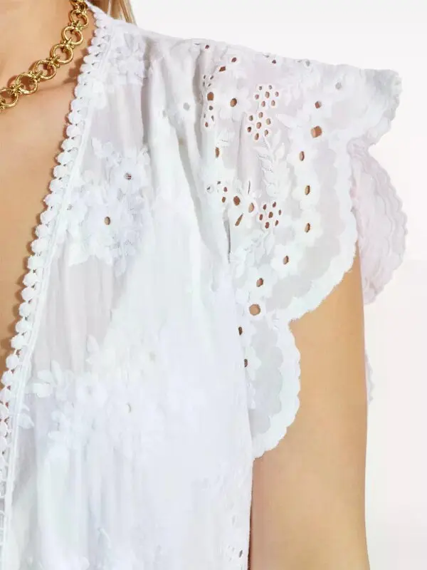 Melissa Odabash Talitha Beach Dress - White
