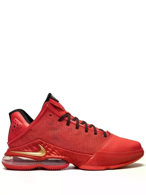 Nike Lebron 19 Low Light Crimson Sneakers - Red